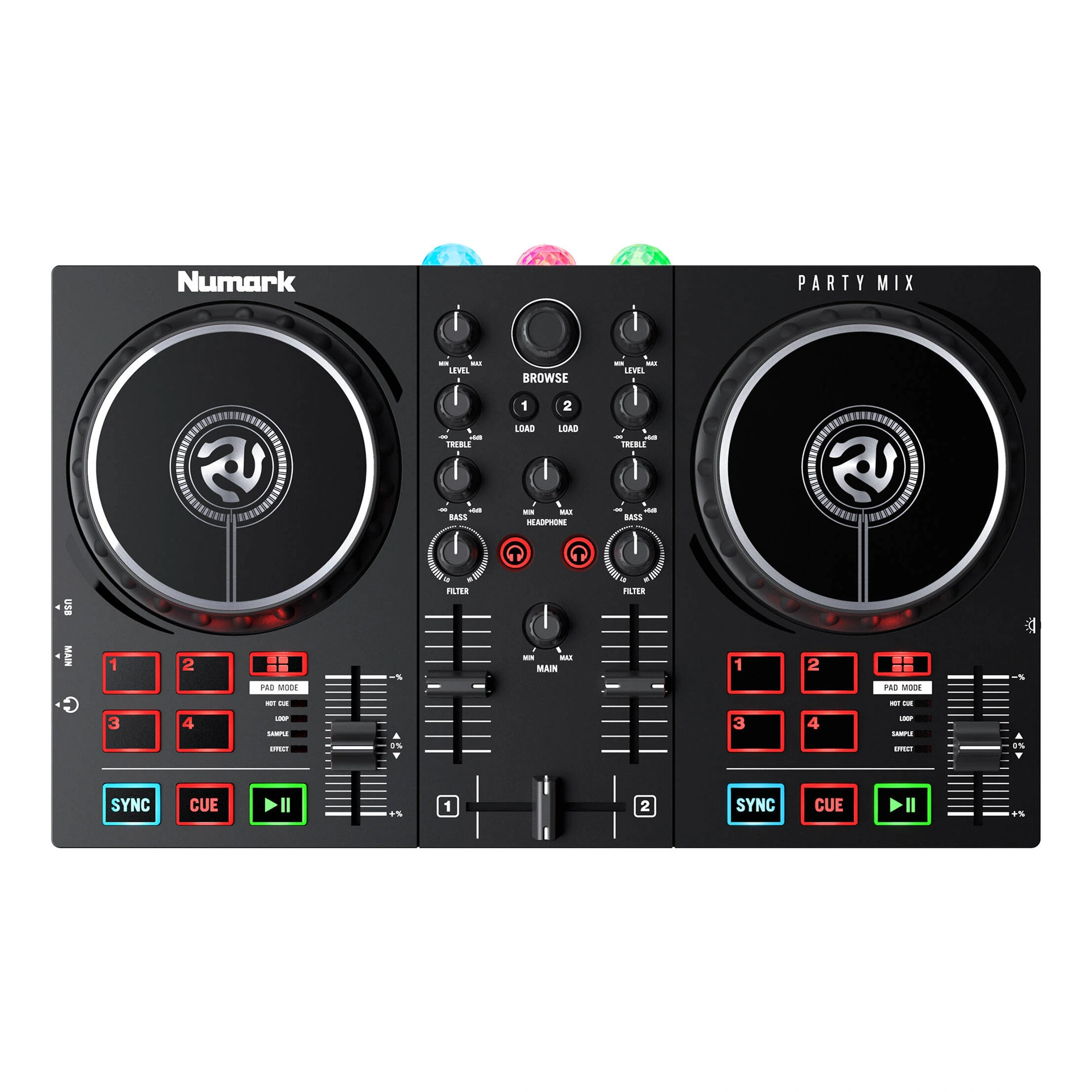 Buy dj controller Numark Party Mix II from AED 499, specs, photos, shipping