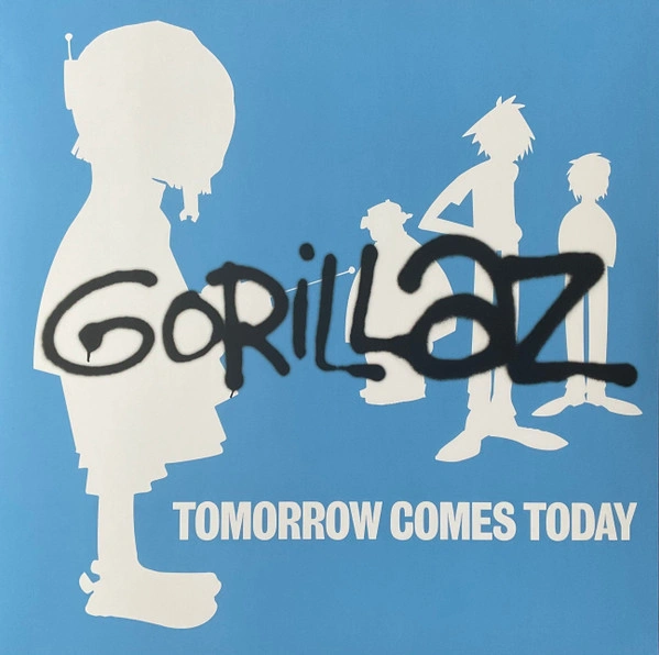 Buy vinyl record Gorillaz – Tomorrow Comes Today - White & Blue - LP ...