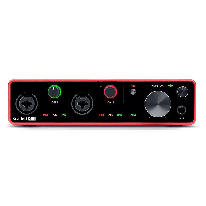 Buy external sound card FOCUSRITE Scarlett 4i4 3rd gen from AED 1278 ...