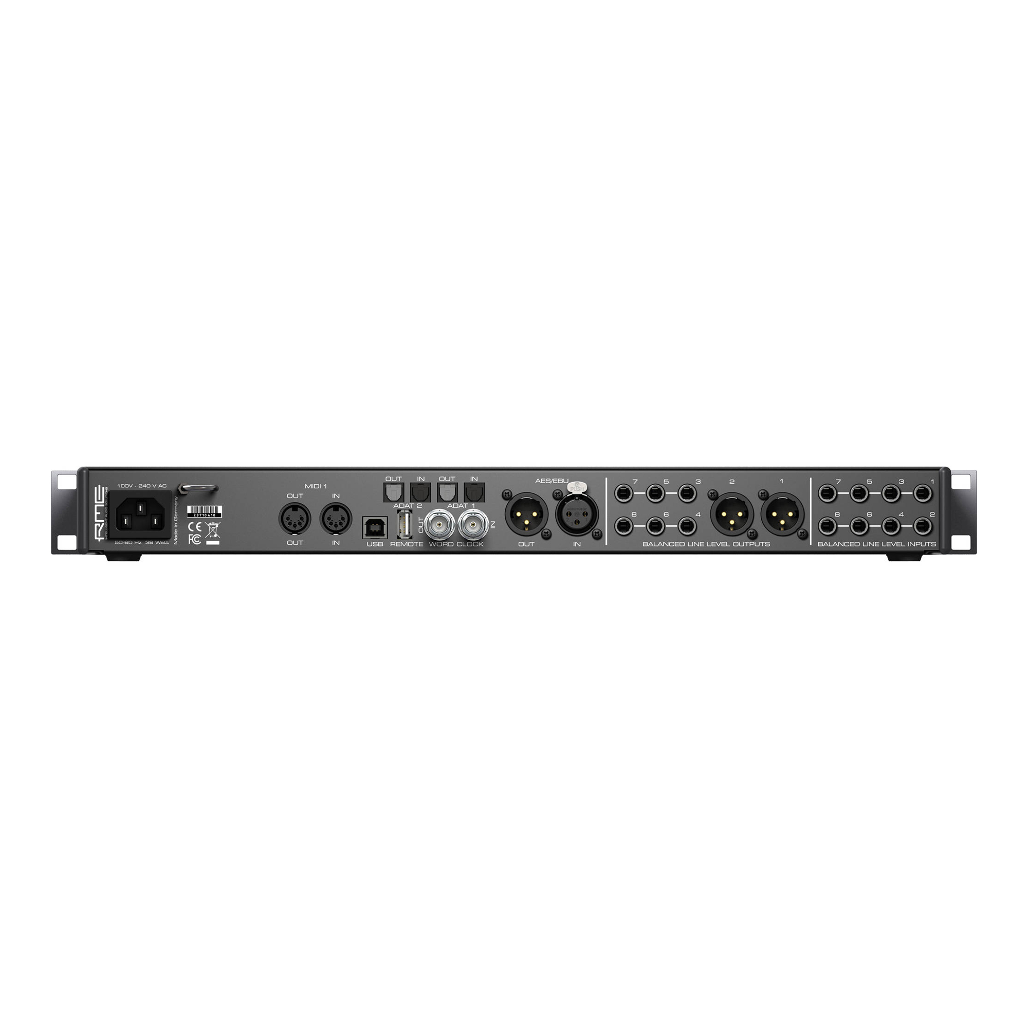 Buy audio interface RME Fireface UFX II with optimal price, specs ...